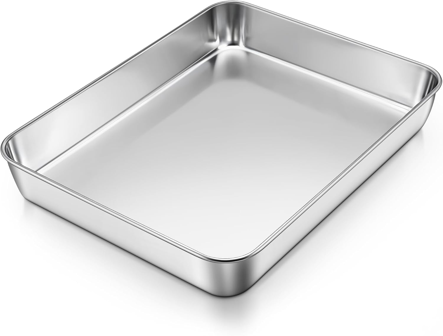Amazon.com: E-far Lasagna Pan, Stainless Steel Rectangular Baking Pan ...
