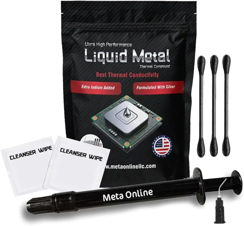 Amazon.com: Liquid Metal Thermal Paste 1 Gram - Made in USA - Liquid ...
