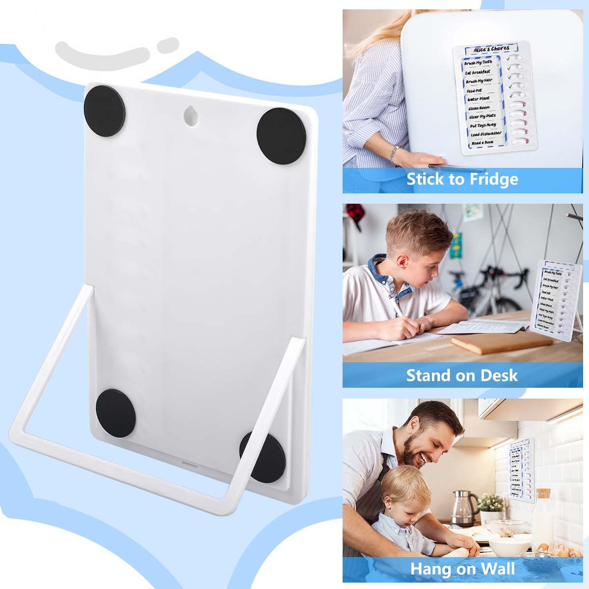 Snapklik.com : CUALFEC 1 Pcs Chore Chart For Kids Magnetic Checklist ...