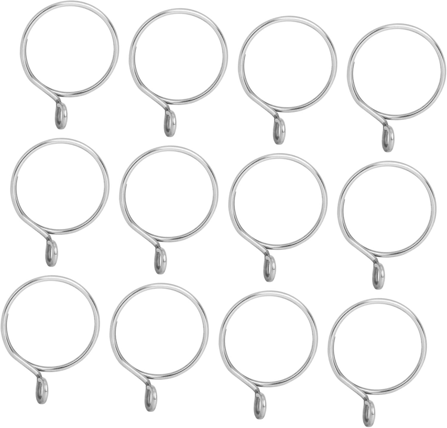 Amazon.com: TIDTALEO 36pcs Curtain Ring Decorative Curtain Clips Drape ...
