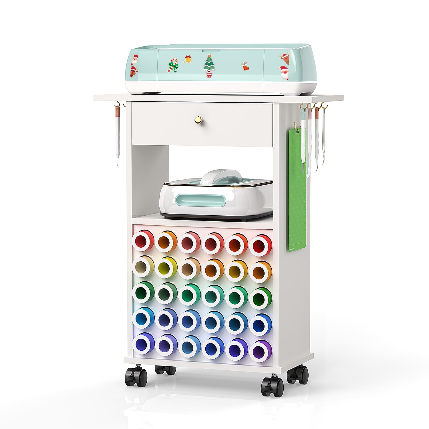 Amazon.com: Craft Organization and Storage Rolling Cart Compatible with ...