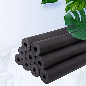 Pipe Insulation Tube Antifreeze Hose Black Foam Tubing ID6mm/16mm/20mm ...