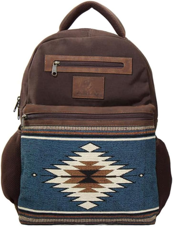 Amazon.com | ARIAT Unisex Adult Western Small Backpack, Multi Colored ...