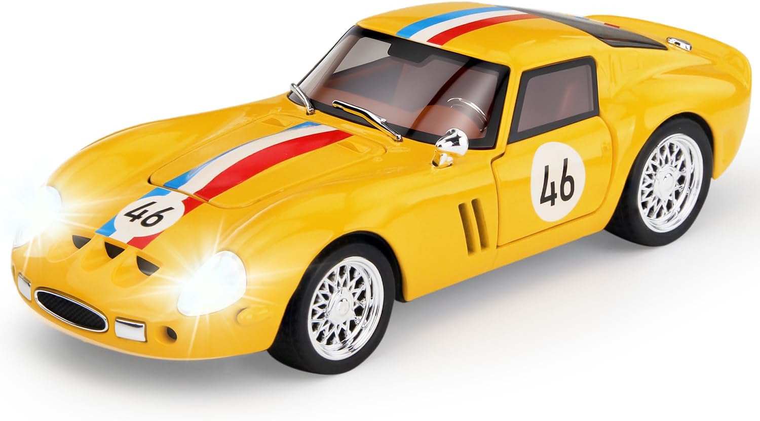 Toy Ferrari 250 GTO Model Cars 1:32 Scale Diecast Pull Back Vehicle ...