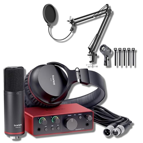 Scarlett Solo Studio 4th Gen USB Audio Interface Bundle with StreamEye ...