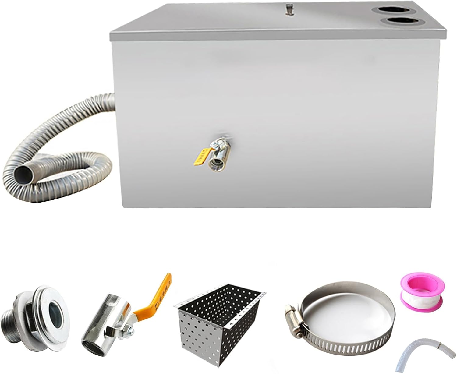 Abscheider-Set, Öl-Wasser-Abscheider, gewerbliche Küche, rostfreier ...