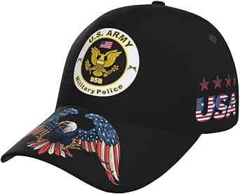 Amazon.com: US Army MOS 95B Military Police Baseball Cap Dad Hat ...