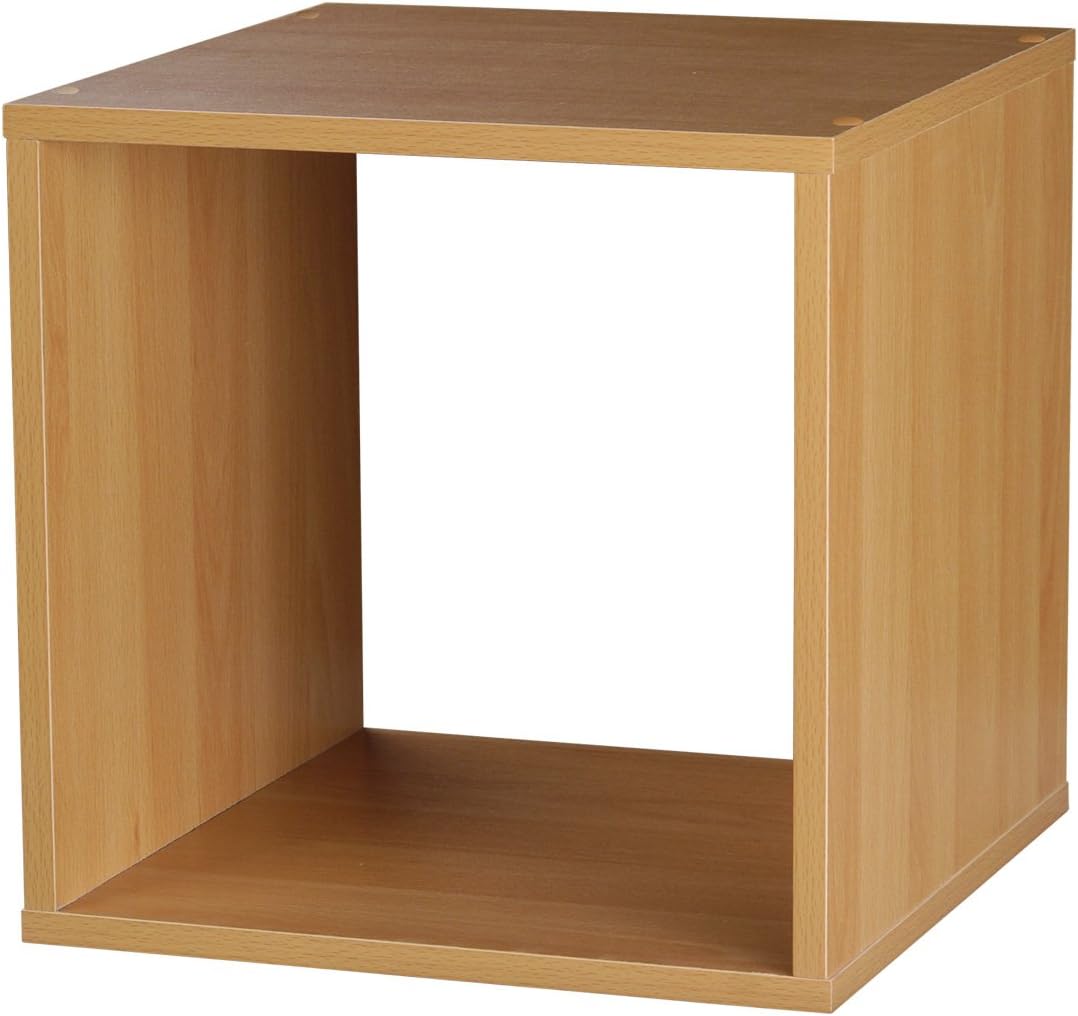 Hartleys Wooden Oak Effect Cube Storage Unit - Choice of Size : Amazon ...