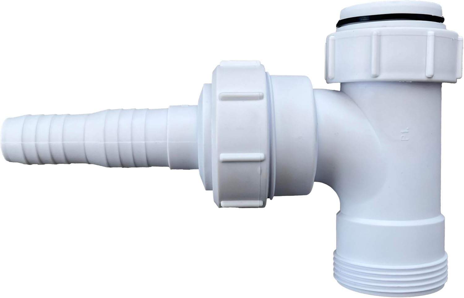 PlumbEZ Multi-Fit Waste Trap Adaptor Tee with Nozzle - 40mm 1.1/2 ...