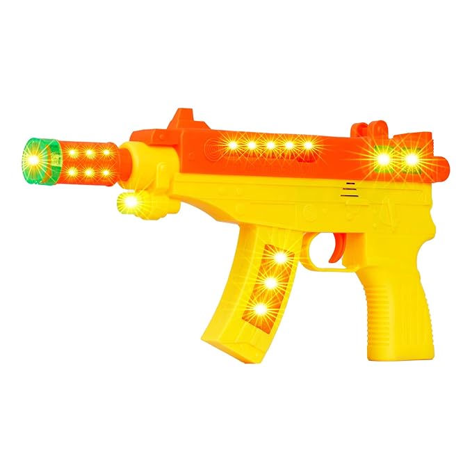 Buy WISHKEY Plastic Musical Toy Gun for Kids, Sound Toy with Infrared ...