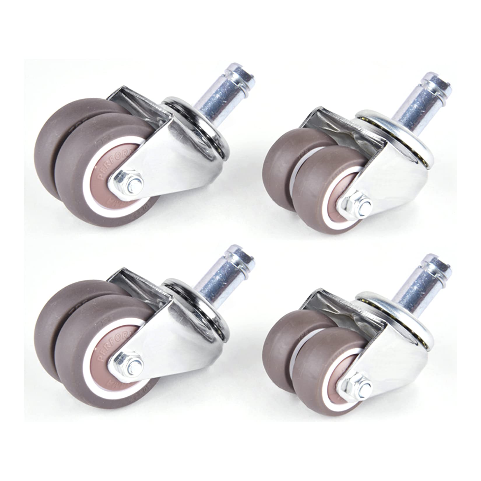 Buy TYRIXEN Workbench Caster Kit Universal Wheel Rubbered Trolley ...