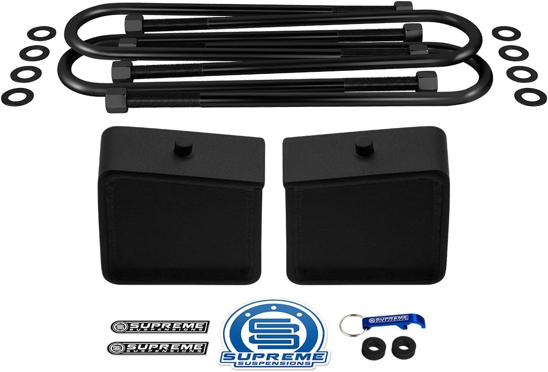 Amazon.com: Supreme Suspensions - 5" Rear Tapered Lift Blocks for 2007 ...