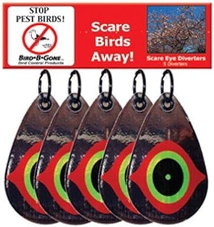 Amazon.com : Bird B Gone Reflective Scare Bird Diverter (Set of 5 ...