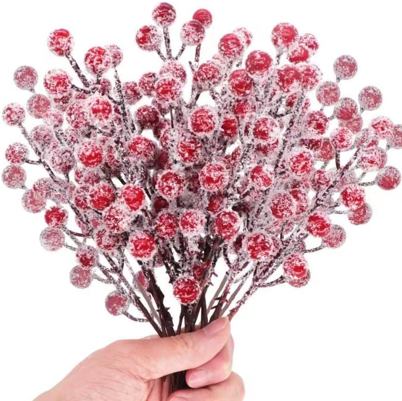 M2cbridge 4PCS Artificial Raspberry Red Berry Strawberry Faux Fruit ...