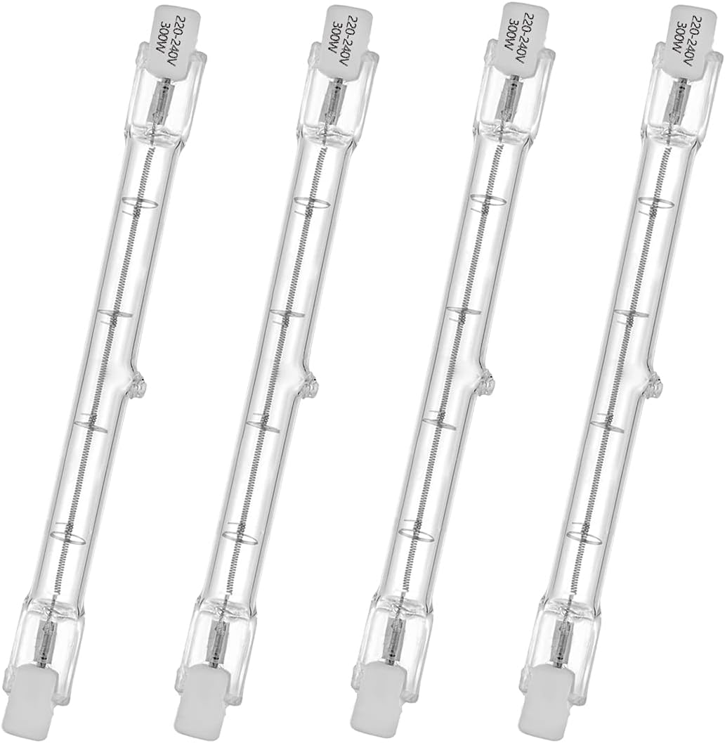 Bonlux R7S Lampada Alogena Lineare 118mm, Dimmerabile J118 Alogena 300W ...