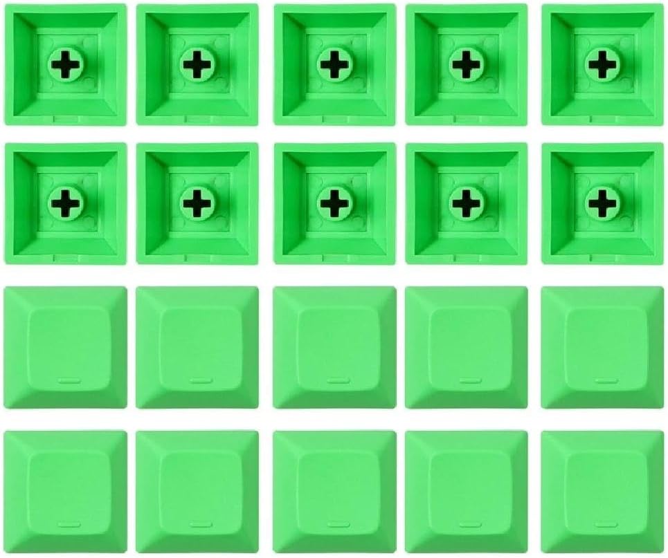 Amazon.com: 20PCs PBT Blank DIY Keycap Mechanical Keyboard 1U 1X DSA ...