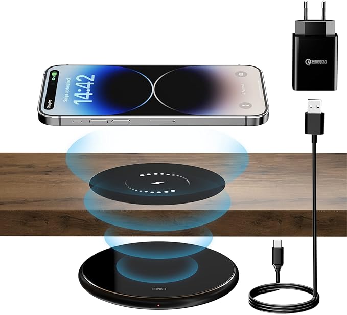 KPON Invisible Wireless Phone Charger, Long Distance Wireless QI ...