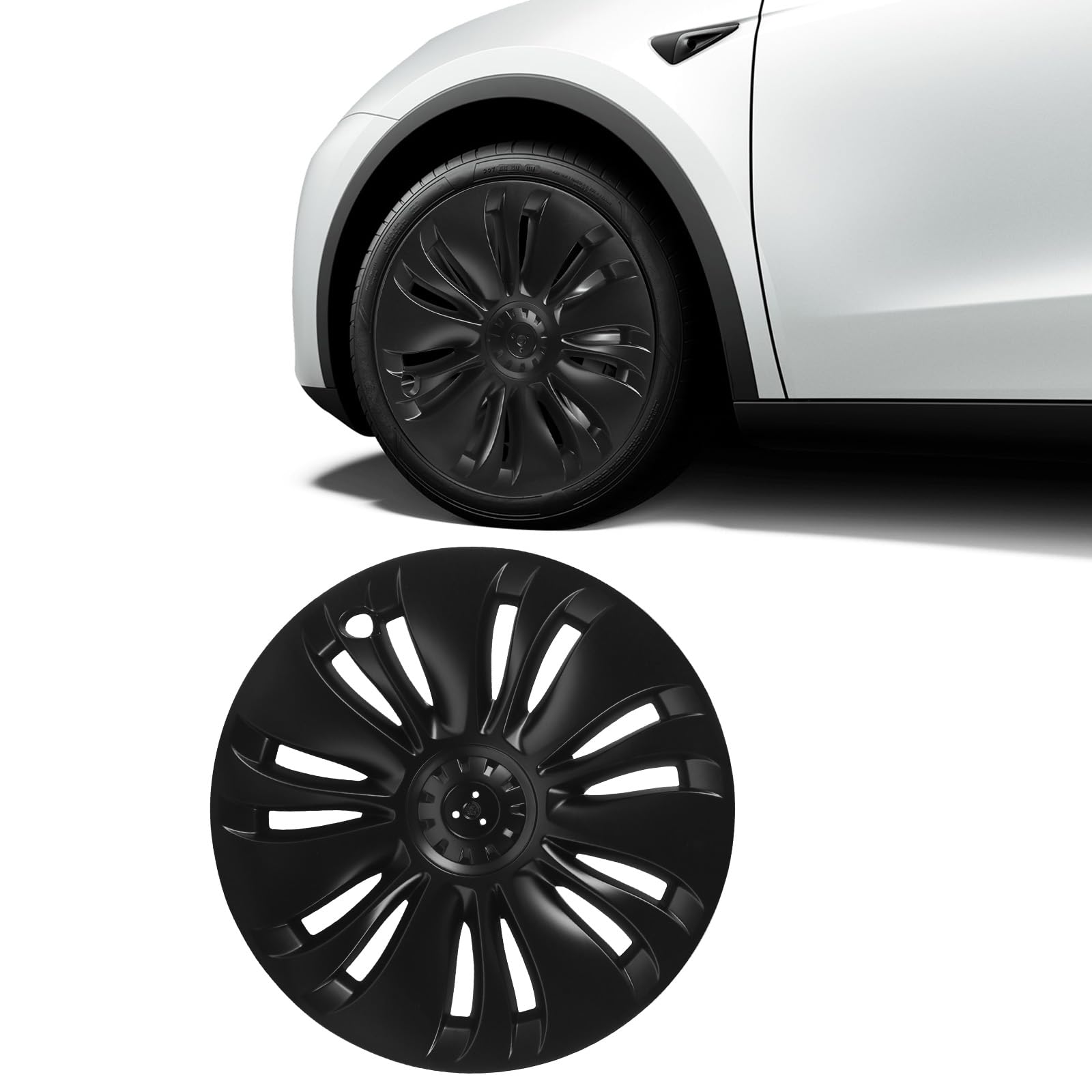 Snapklik.com : BASENOR Tesla Model Y Hubcap 19 Inch Wheel Cover Wheel ...