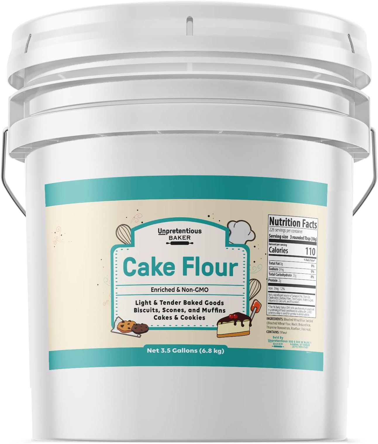 Amazon.com : Swans Down Regular Cake Flour, 32 Ounce Boxes (Pack of 8 ...