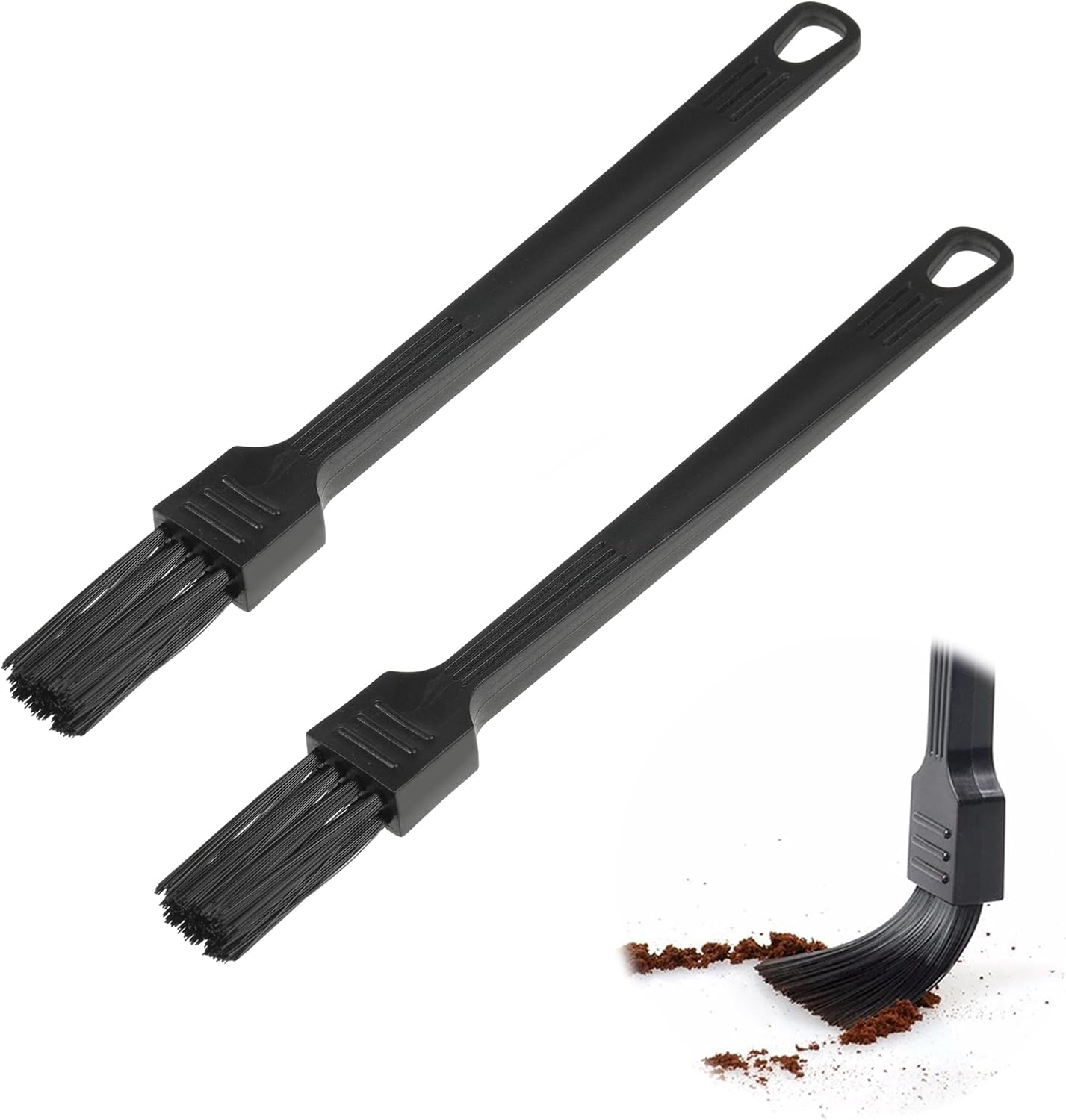 WUISOLQP 2 Pcs Coffee Grinder Cleaning Brush - Espresso Grinder Brush ...