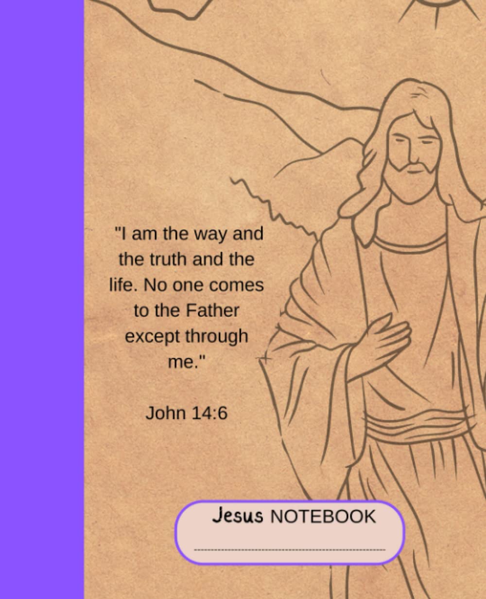 Jesus Notebook: Aesthetic Christian Notebooks for Note Taking, College ...