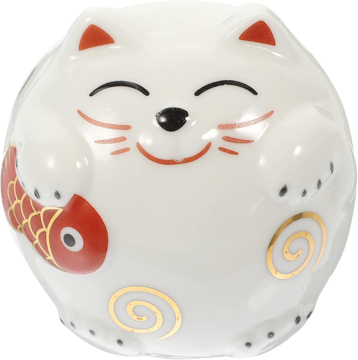 Amazon.com: Kisangel Cat Piggy Bank Ceramic Cat Money Jar Japanese ...