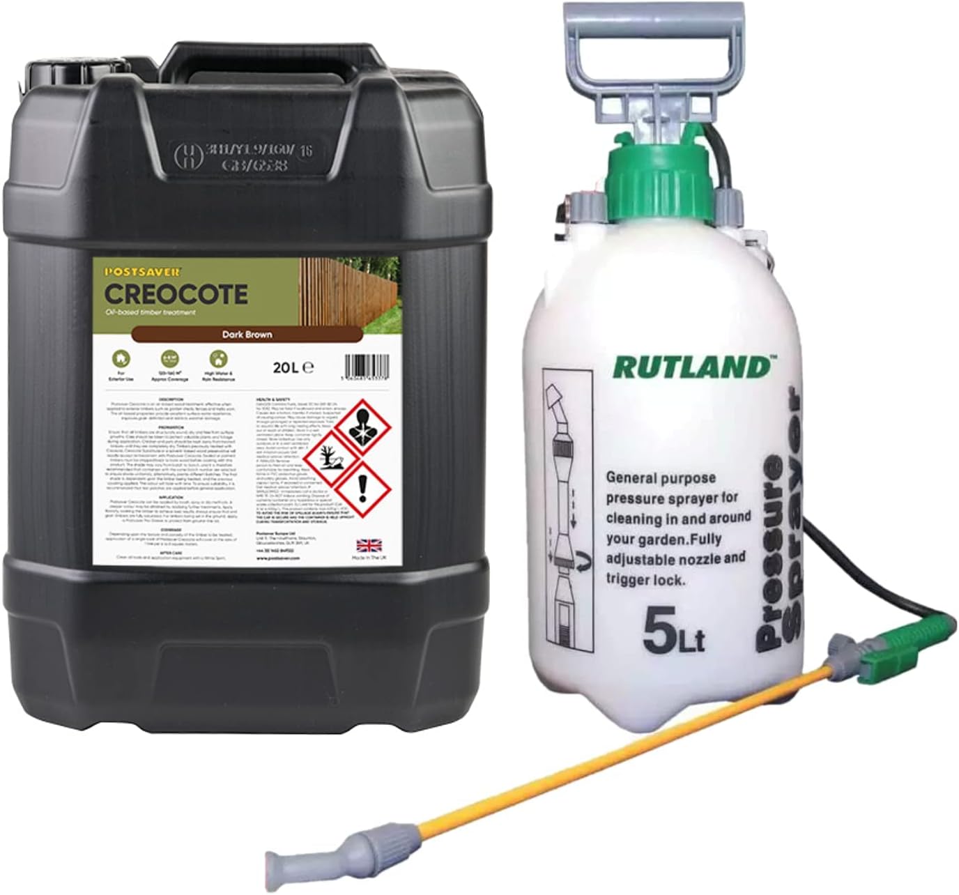 Creosote Creocote Substitute, Postsaver Creostain Dark Brown Oil Based ...