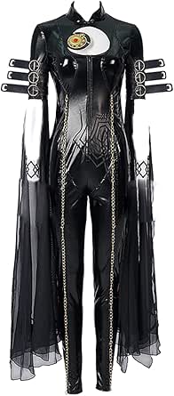 Amazon.com: Bayonetta Cosplay Full Set Including Gloves and Headwear ...