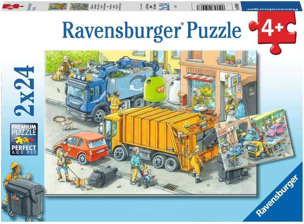 Ravensburger - Construction Vehicle Puzzle 3x49 Pieces : Krause ...