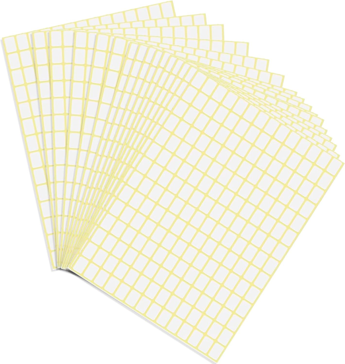 2940 Pcs Small White Labels Stickers 13 X 9 mm Blank Matte Rectangular ...