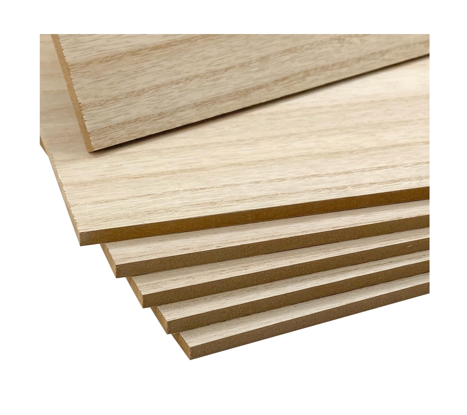 Snapklik.com : 6 Pack MDF Wood Boards 11x14-1/4th Inch Thick Wooden Planks