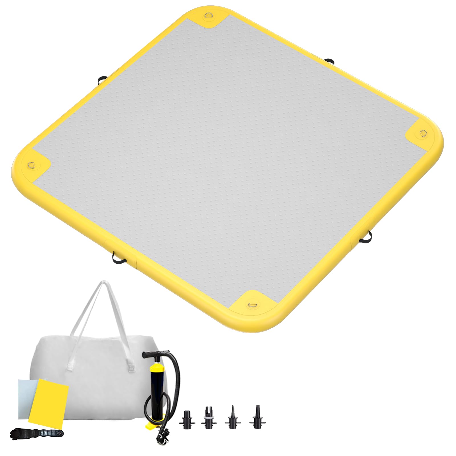 GONFLABLE Inflatable Floating Dock, 6ft/ 8ft/ 10ft/ 12ft Inflatable ...