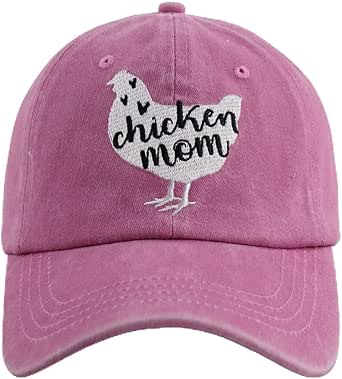 Amazon.com: Funny Chicken Mom Hat, Chicken Gifts for Women Grandma ...