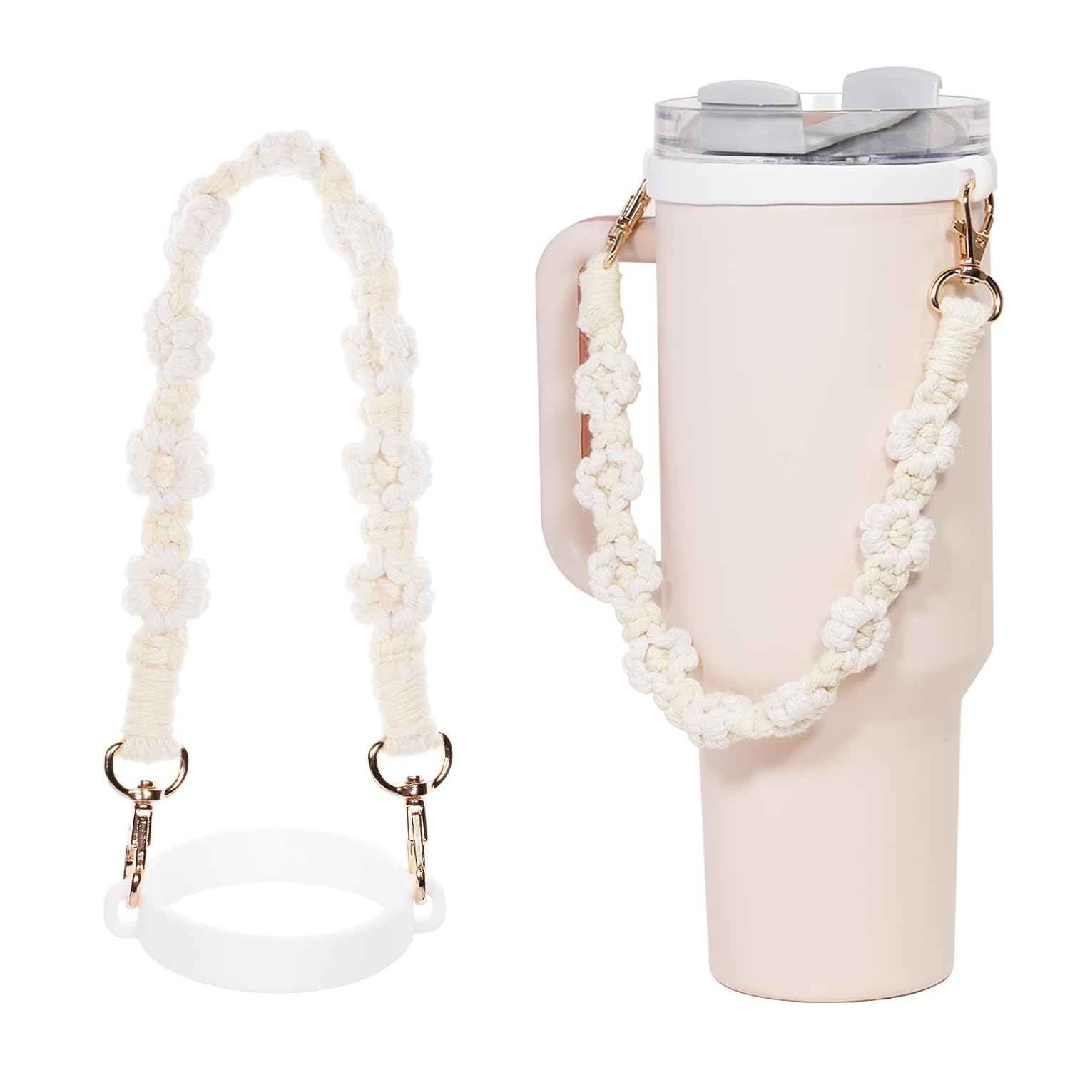 Amazon.com: CH.yishi Handmade Stanley Cup Accessories Set Water Bottle ...