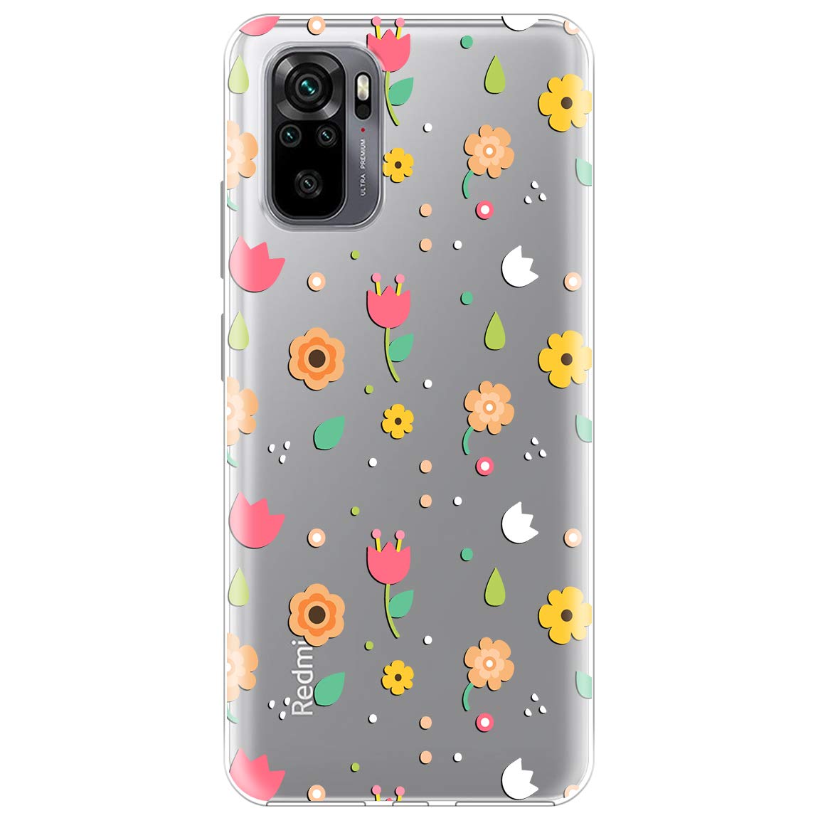 Fashionury Shock Proof Protective Soft Transparent Printed Back Case ...