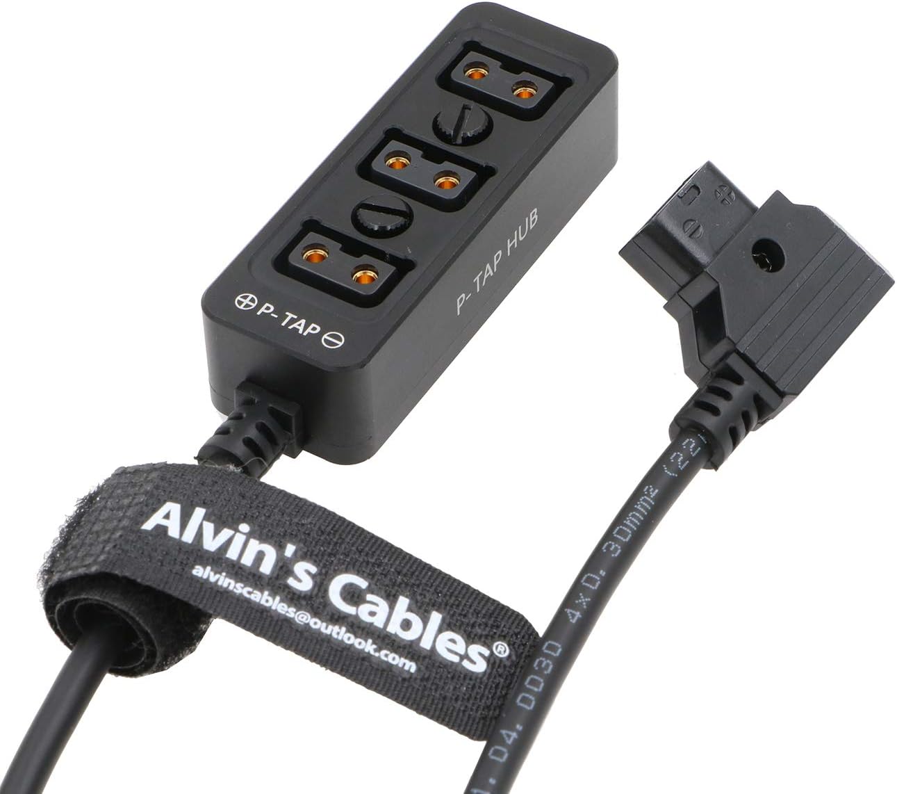 Amazon.com : Alvin's Cables D-tap Male to 4 Port D-Tap Female Coiled ...