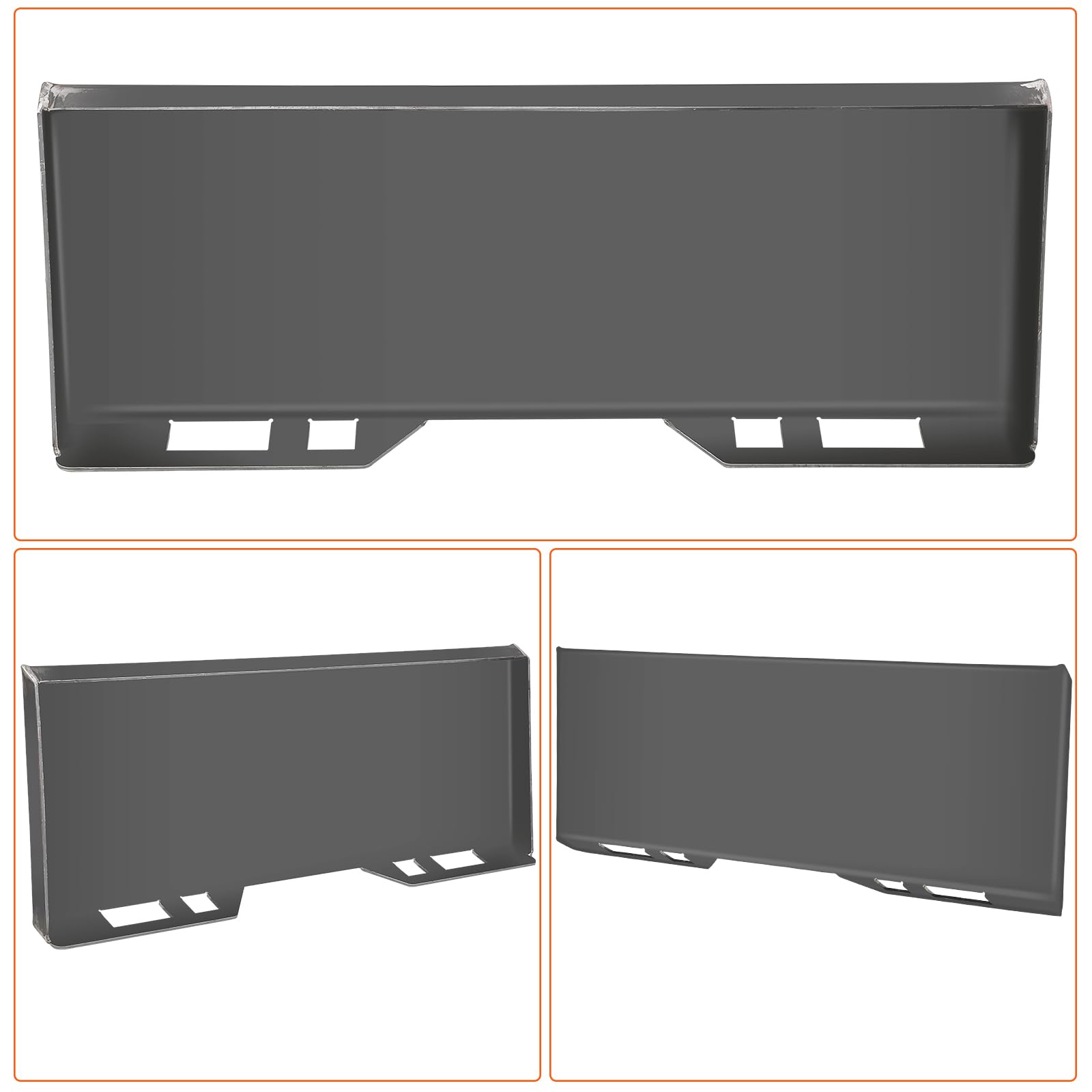 Snapklik.com : 1/2" Universal Quick Attach Plate, Skid Steer Plate ...
