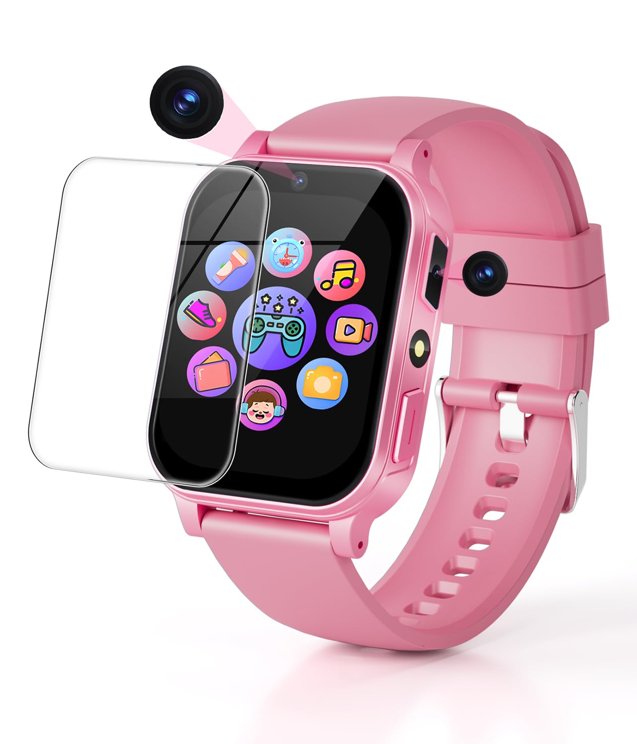 Amazon.com: TWFRIC Kids Smart Watch for Girls Toys Ages 6-8 8-12 Touch ...