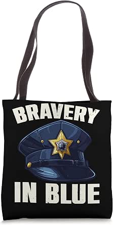 Amazon.com: Police Officer Military Policeman Law Enforcement Tote Bag ...
