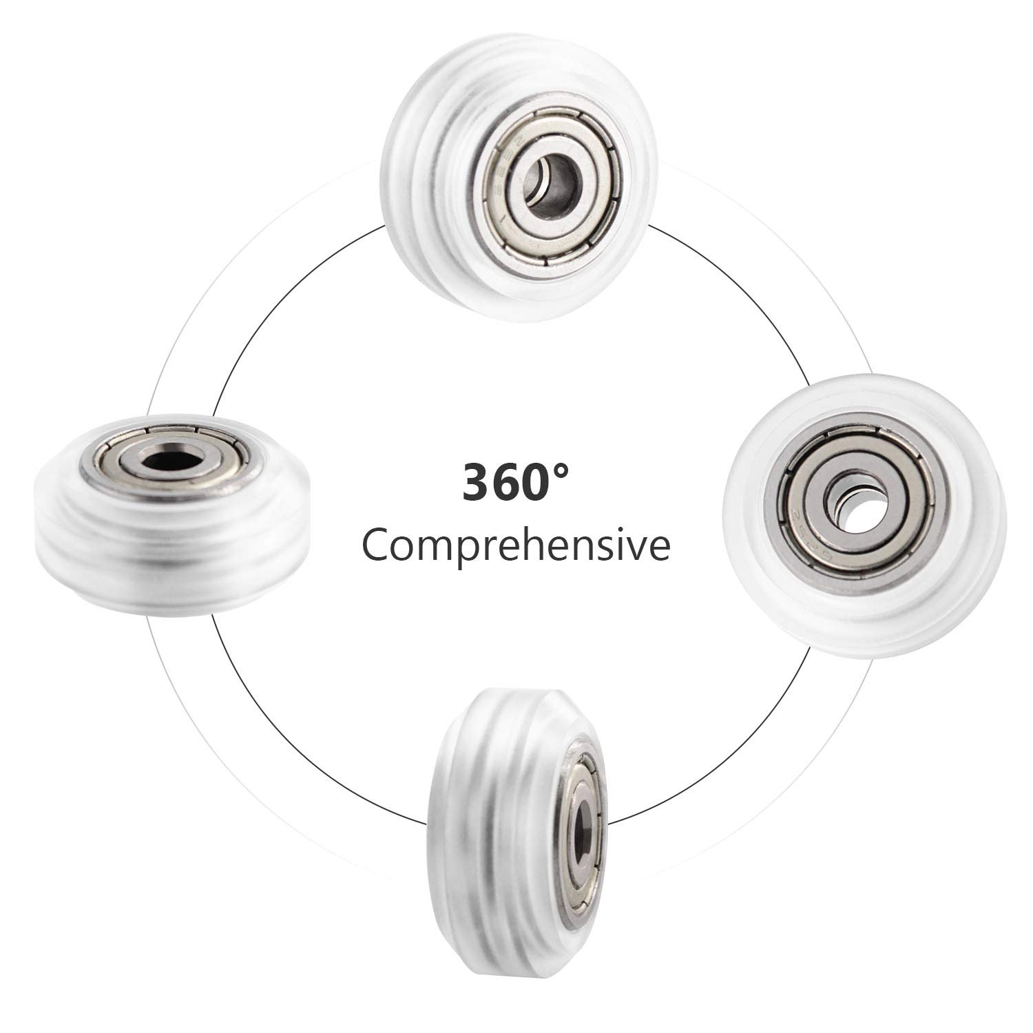 Snapklik.com : SIMAX3D 3D Printer Rollers Polycarbonate Gantry Wheels V ...