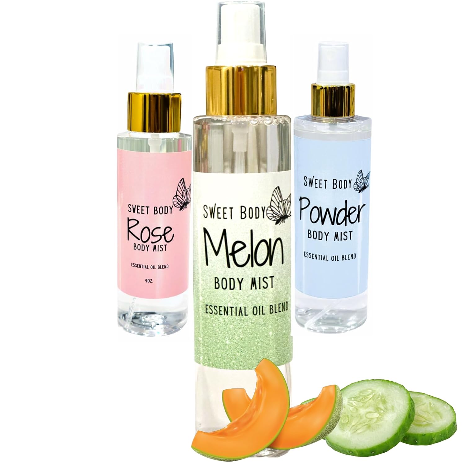 Amazon.com: Sweet Body MELON Soft & Fresh Women’s Body Mist, Fine ...