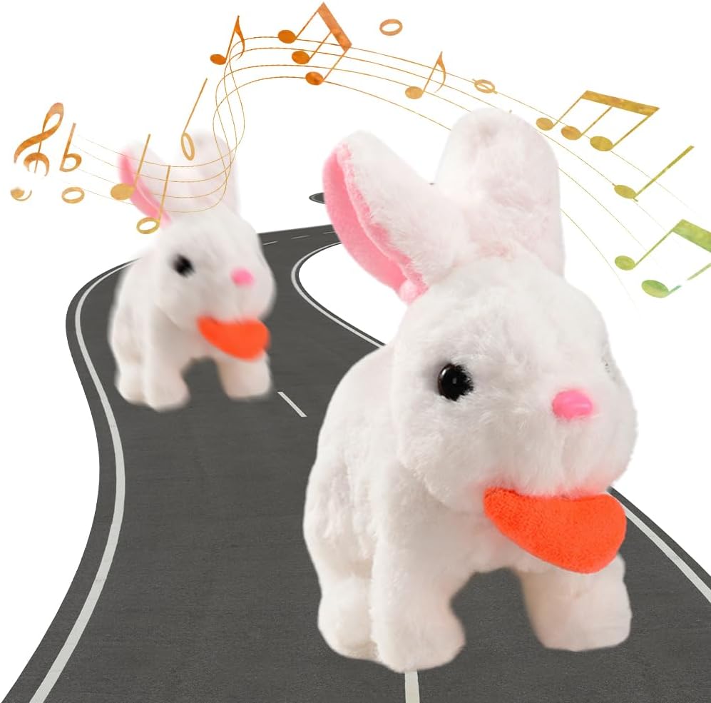 Amazon.com: HOAIME My Realistic Bunny Toy, 2025 New Realistic Easter ...