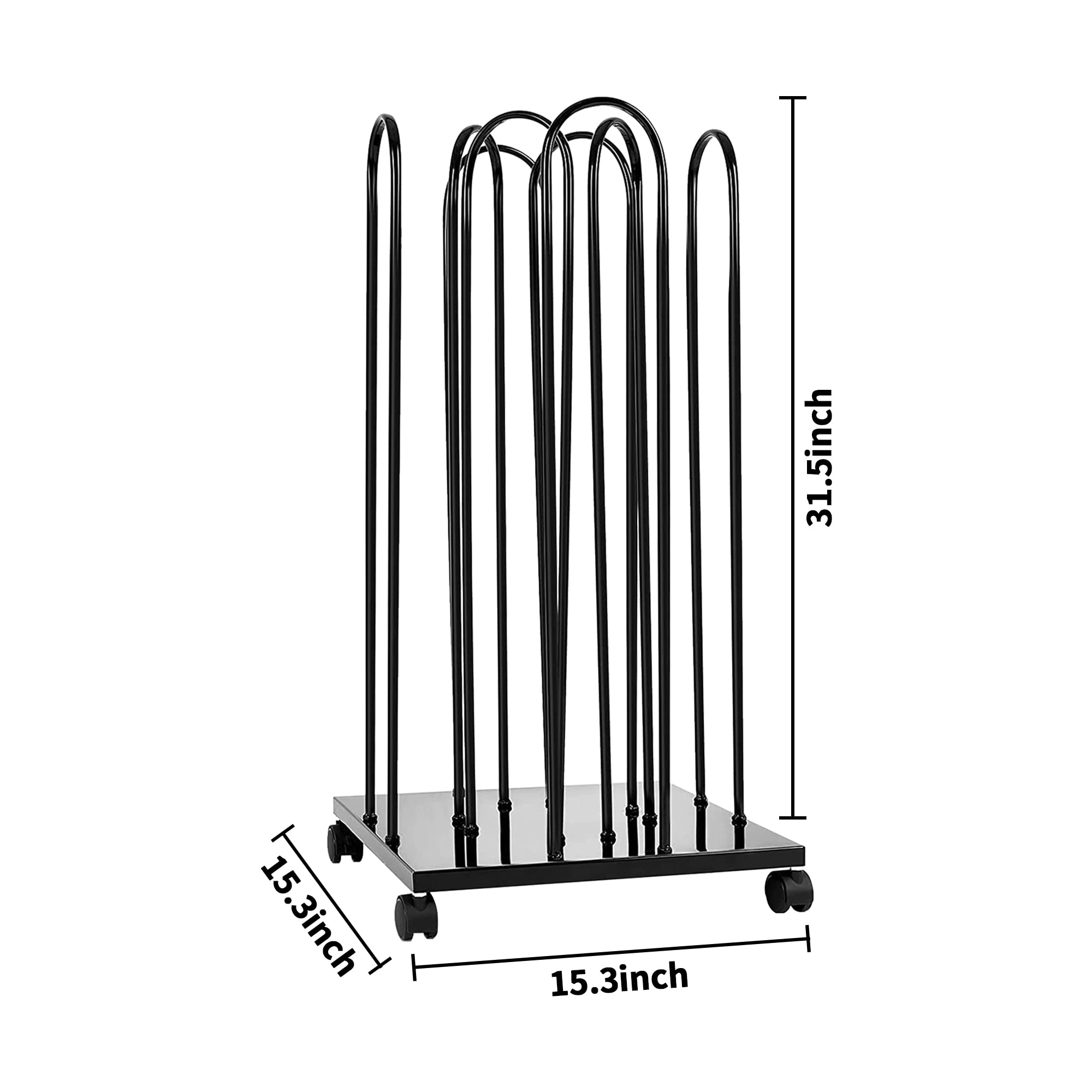Snapklik.com : AIWFL 4 Side Storage Hanger Stacker Cart, Hanger ...