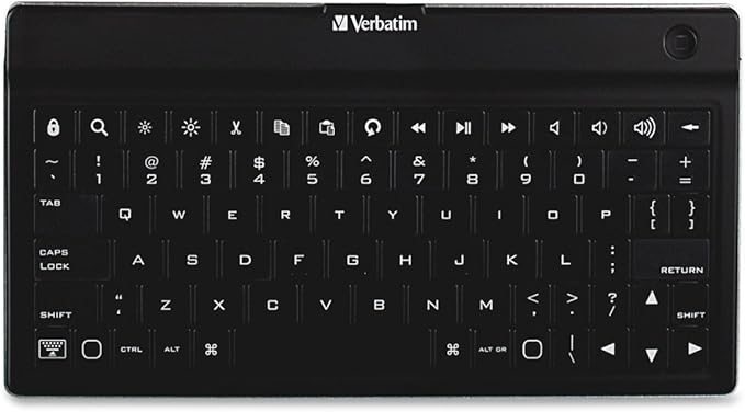 Amazon.com: Verbatim Ultra-Slim Bluetooth Wireless Mobile Keyboard ...