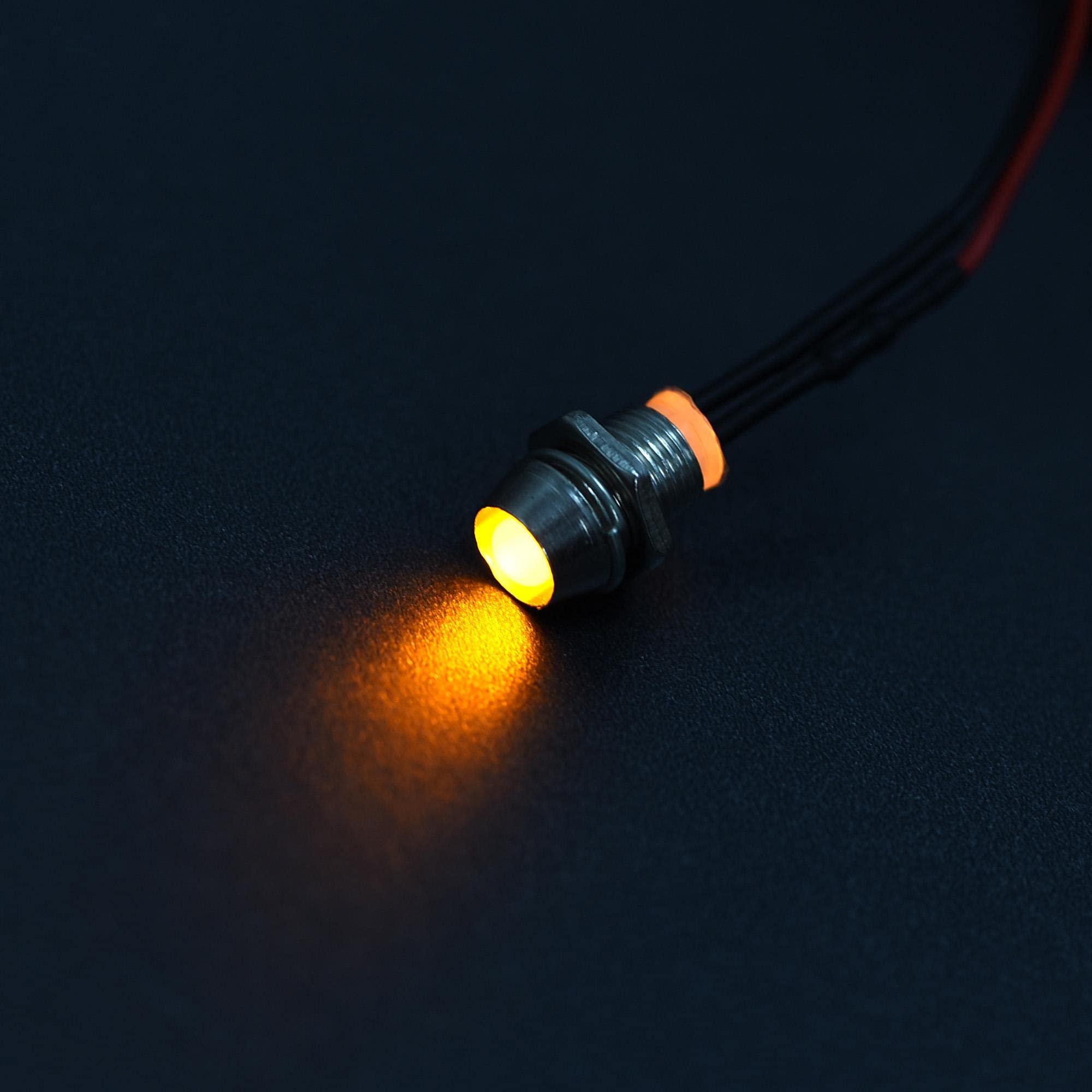 24 Volt Dc Panel Lights Alpinetech L22 22mm 24V AC/DC LED Pilot Panel