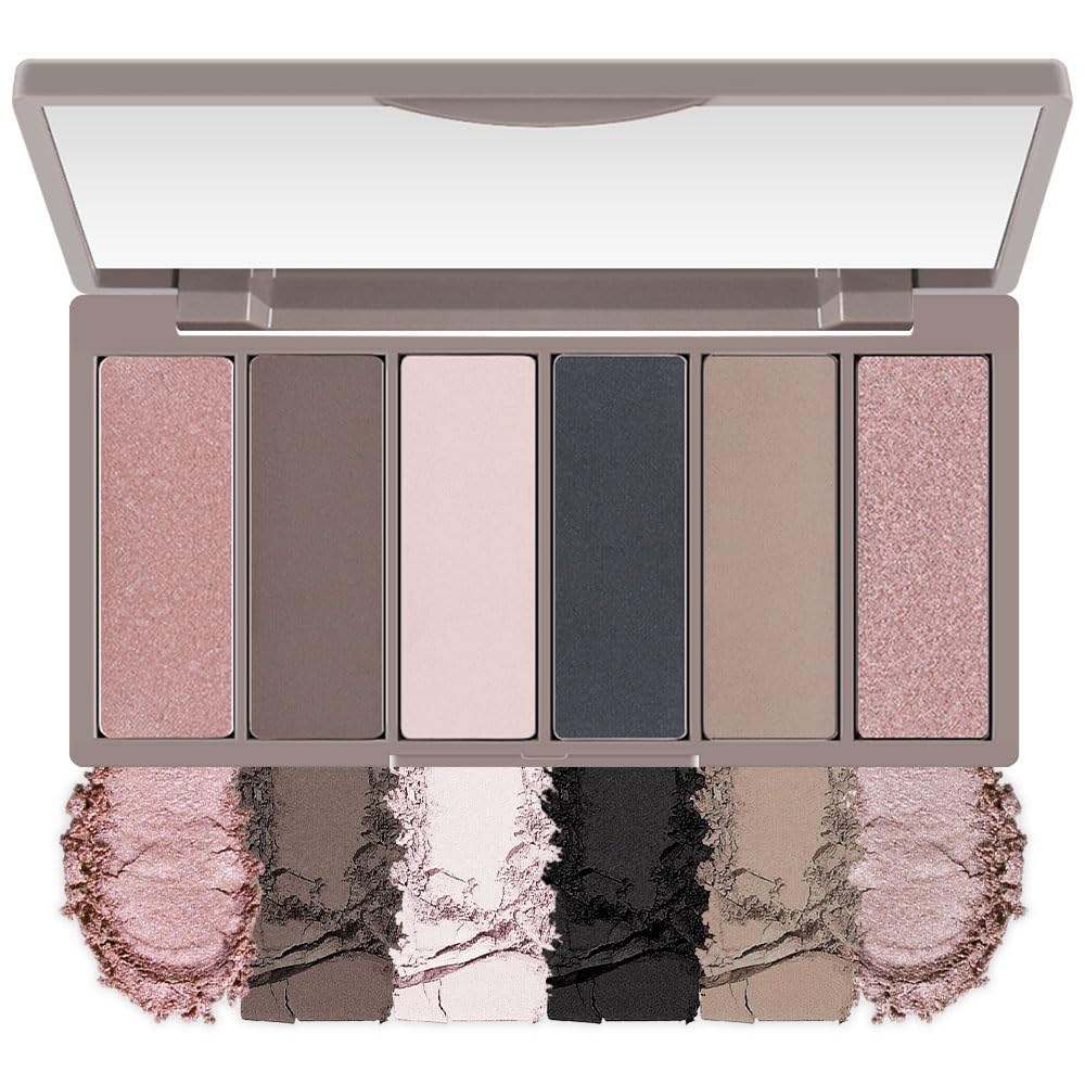 Amazon.com : Kaely 6 Color Mini Neutral Eyeshadow Palette Makeup ...