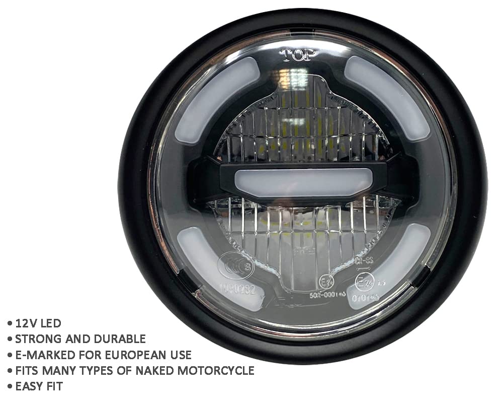 Custom Motorcycle Projector Headlights Dropship 5.75In LED Headlight