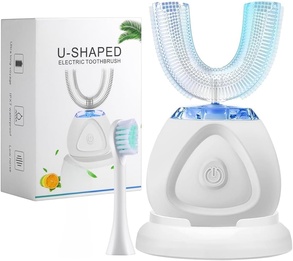 Amazon.com: EITVLAGE Ultrasonic Toothbrush, Automatic Toothbrush 360 Auto Sonic Toothbrush ...