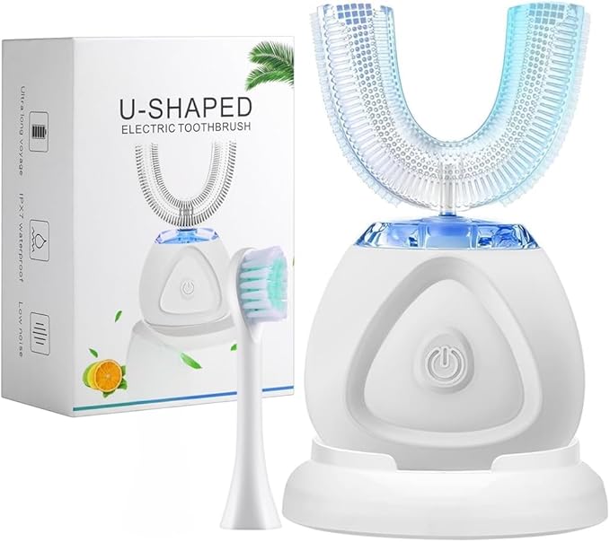 Amazon.com: EITVLAGE Ultrasonic Toothbrush, Automatic Toothbrush 360 Auto Sonic Toothbrush ...