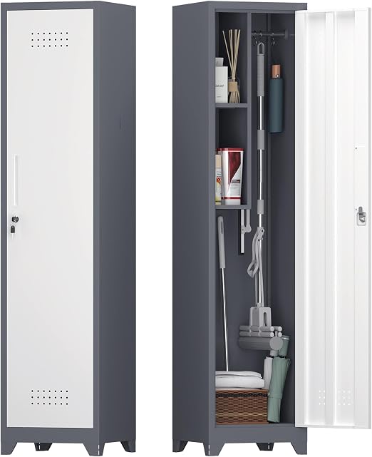 Slim Broom Closet Cabinet